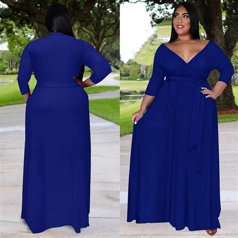 Casual Plus Size Maxi Dresses