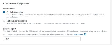 amazon web services why is my mysql database on aws not accessible