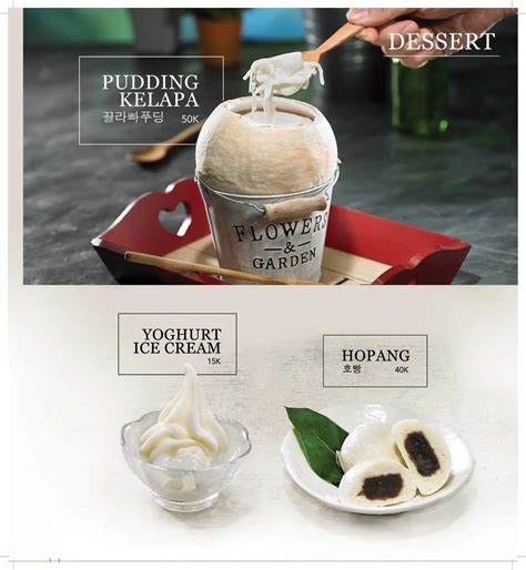 Menu At Yongdaeri Restaurant South Jakarta