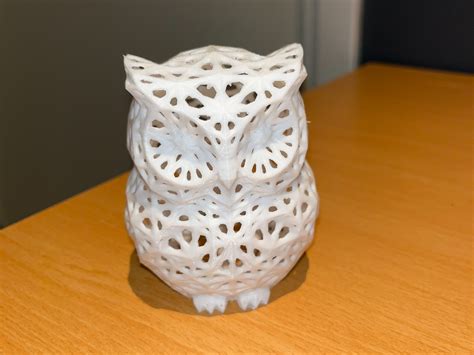 Owl Wire Frame 28 Gr No Support Remixed By Royke1999 Makerworld