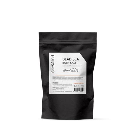 Buy Salt And Mud Dead Sea Bath Salt 1kg Aesthetic Today Uae