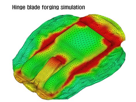 열간단조 Simulation Of A Hinge Blade Hot Forging Process Afdex