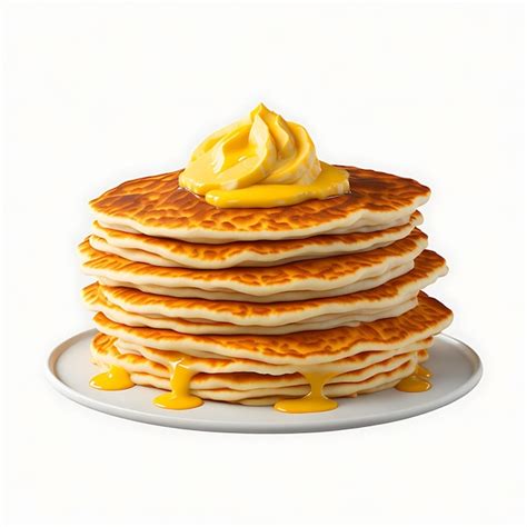 Premium Ai Image The Ultimate Buttermilk Pancake Stack Generated By Ai