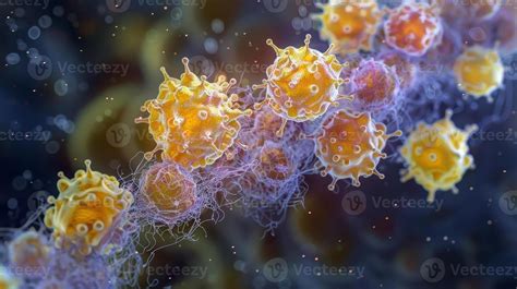 Highpowered Image Of A B Cell Receptor Complex With Its Associated