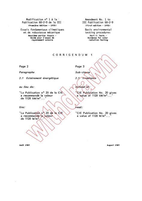 IEC 60068 2 9 1975 Environmental Testing Part 2 Tests Guidance