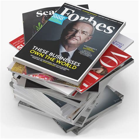 Pile Of Magazines 3d Model 39 3ds Blend C4d Fbx Max Ma Lxo Obj Free3d