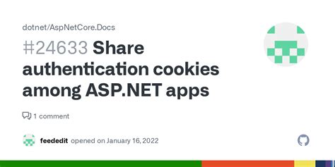 share authentication cookies among asp apps · issue 24633 · dotnet