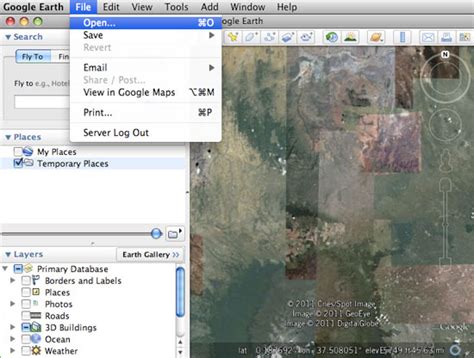 Importing Global Positioning Systems GPS Data In Google Earth Google Earth Outreach