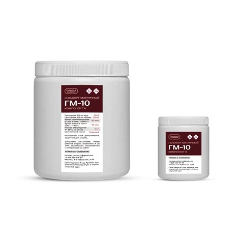 Гелькоут матричный ГМ-10 | Купить в Formula Carbon