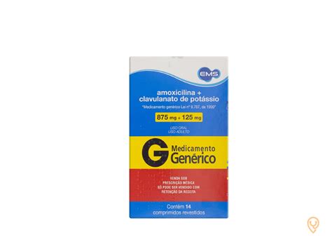 Bula do Amoxicilina E Clavulanato Potássio 875 E 125mg 14