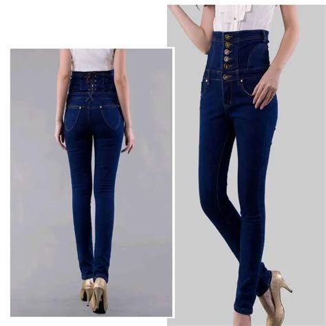 S Xxxxxxl Big Size High Waist Jeans Women Fashion Ripped Jeans Female
