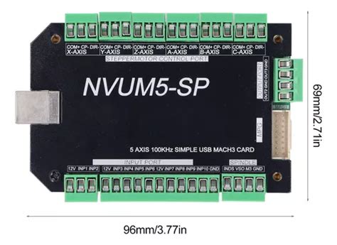 Usb Cnc Control Panel 5 Axes Motion Board Engraving Machine Mercadolibre