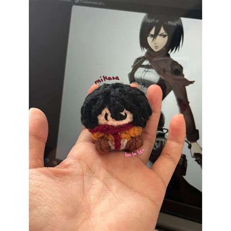 Mikasa Ackerman Levi Ackerman Annie Leonhardt Len Crochet Attack On