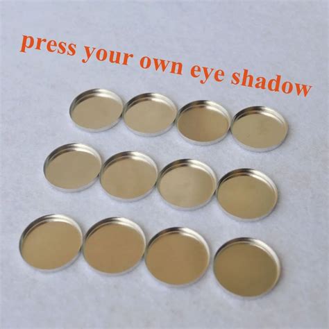 Buy 12pcs 26mm Eye Shadow Diy Container Metal Pans