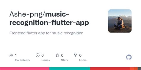 GitHub Ashe Png Music Recognition Flutter App Frontend Flutter App For Music Recognition