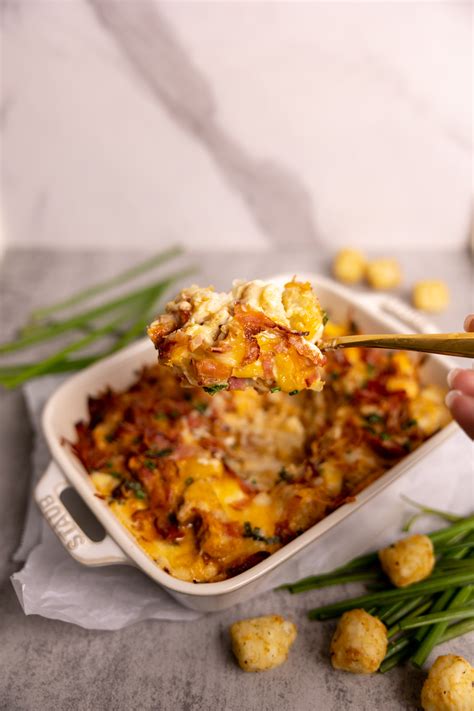 Loaded Twice Baked Tater Tot Casserole Asili Glam