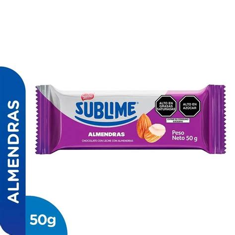 Chocolate Sublime Con Almendras 50g Social Drinks