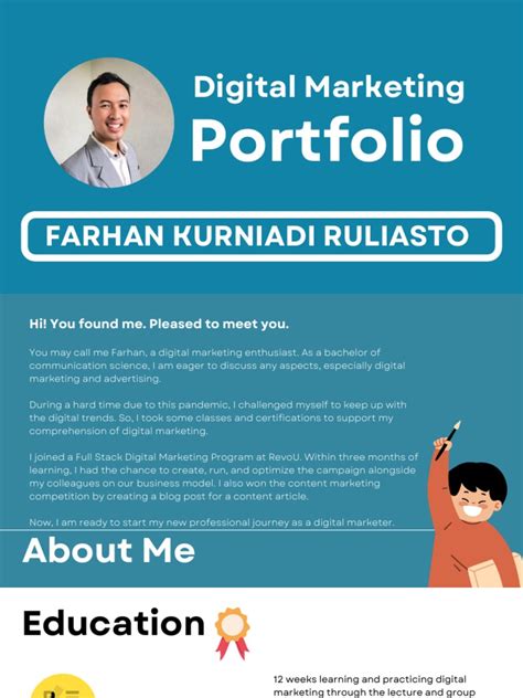 Farhan Kurniadi Digital Marketing Portfolio Pdf Analytics Digital