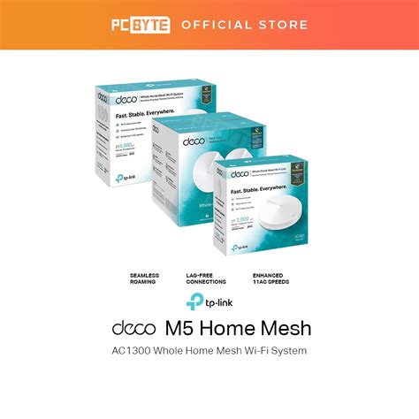 Tp Link Deco M Ac Whole Home Mesh Wi Fi System Pack Pack Pack Shopee Malaysia
