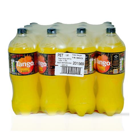Bulk Buy Tango Orange Bottles Online 12×15ltr