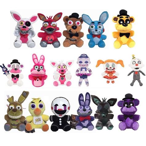 【spot】five Nights At Freddys Plushie Toy 1825cm Plush Bear Foxy