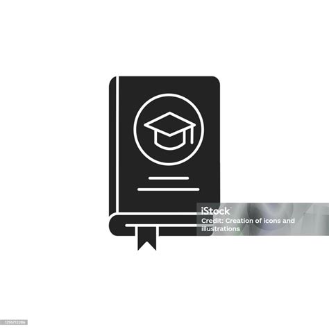 학습 책 블랙 글리프 아이콘 이론적 또는 학문적 지식 웹 페이지 모바일 앱 프로모션용 픽토그램 Ui Ux Gui 디자인 요소입니다 개념에 대한 스톡 벡터 아트 및 기타