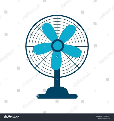Fan Icon Cooling Symbol Air Circulation Stock Vector Royalty Free 2586207317 Shutterstock
