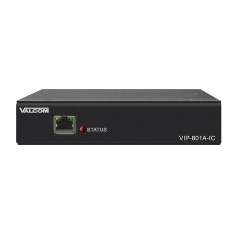 Ip Gateway Audio Port Network — Single Port Vip 801a V4 Valcom
