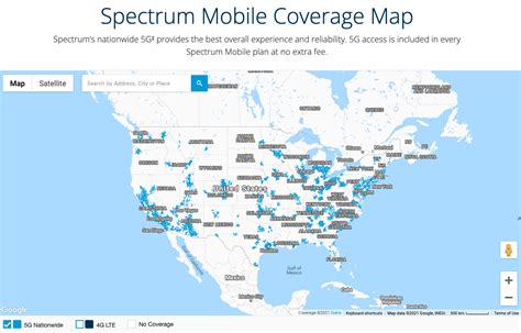 Spectrum Mobile Network Coverage Map Pidne