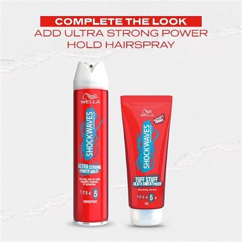Wella Shockwaves Tuff Stuff Heat And Sweat Proof Gel 200 Ml Hair