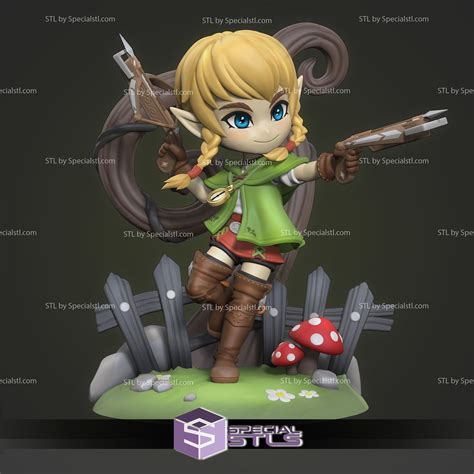 Linkle Chibi From Hyrule Warriors Specialstl