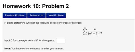 Solved Homework 10 Problem 2 Previous Problem Problem List