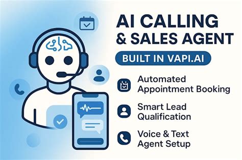 Build Ai Calling Agent Ai Sales Agent In Vapi Ai For Appointment Booking Leads By Miguelllm