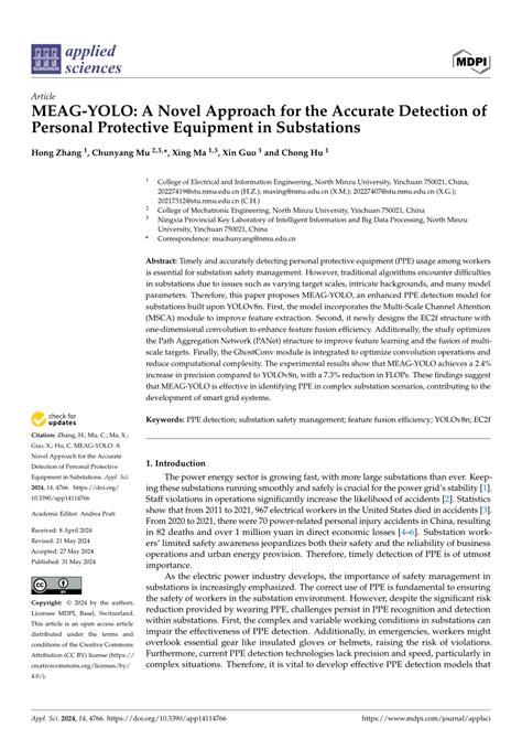 PDF MEAG YOLO A Novel Approach For The Accurate Detection Of