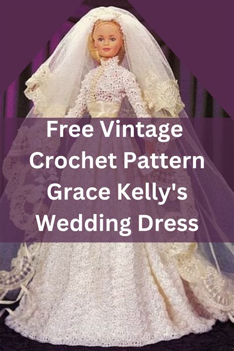 Barbies Wardrobe Step Into The Past With Our Free Vintage Crochet