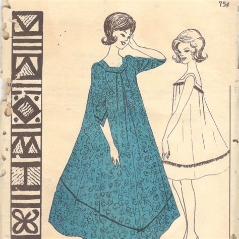 1960s Muumuu Pattern Etsy