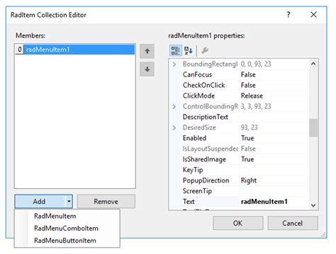 Smart Tag Winforms Menu Control Telerik Ui For Winforms