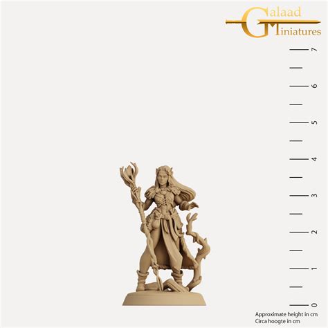 Triss The Druid 3d Printed Miniature Empire Of Minis