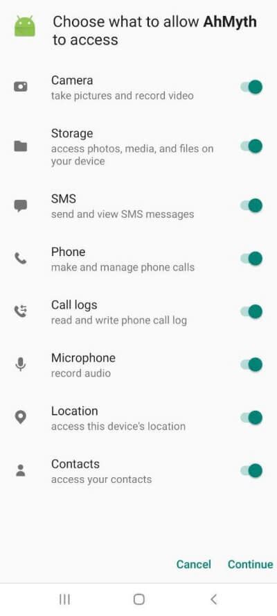 Создать rat для android с помощью ahmyth rat