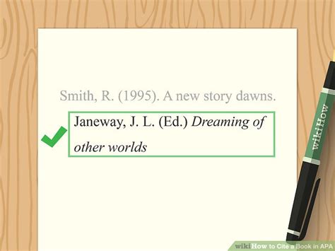 4 Ways To Cite A Book In APA WikiHow