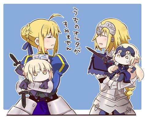 Artoria Pendragon Saber Jeanne Darc Alter Jeanne Darc Jeanne D
