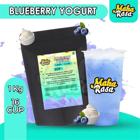 Jual MAHA RASA Blueberry Yogurt Bubuk Minuman Instan KG Shopee Indonesia