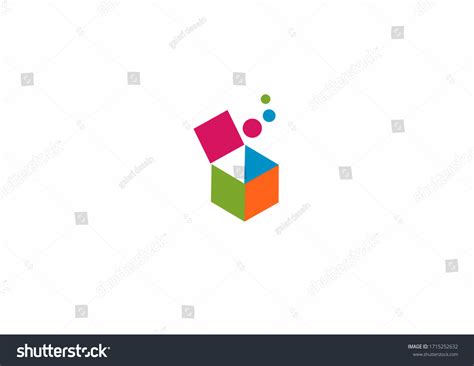 Open Box Vector Logo Design Template Stock Vector Royalty Free