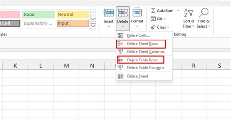 How To Delete Empty Rows In Excel