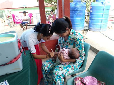မက်မန်းမြို့၌ အသက် ၁ နှစ်ခွဲအောက် ကလေးငယ်များနှင့် ကိုယ်ဝန်ဆောင်မိခင်မ