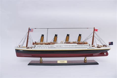 Rms Titanic Ship Model Handcrafted Wooden Cruise Models Tall Ships Wooden Models Nautical