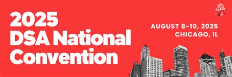 2025 Dsa National Convention