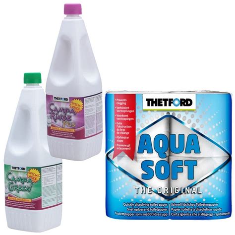 Zestaw płynów do toalet chemicznych Campa Green + Campa Rinse Plus 1,5L ...