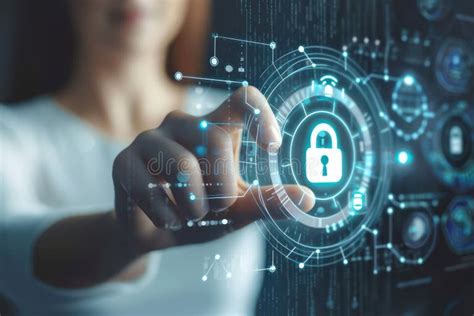 Cyber Security Access Control Data Protection Personal Information Privacy Concept Generative