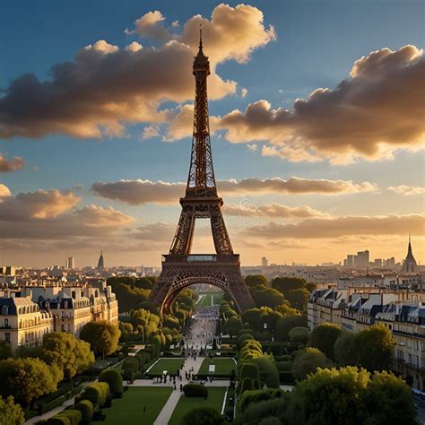 The Eiffel Tower Is Located In France Which Is Very Beautiful Stock
